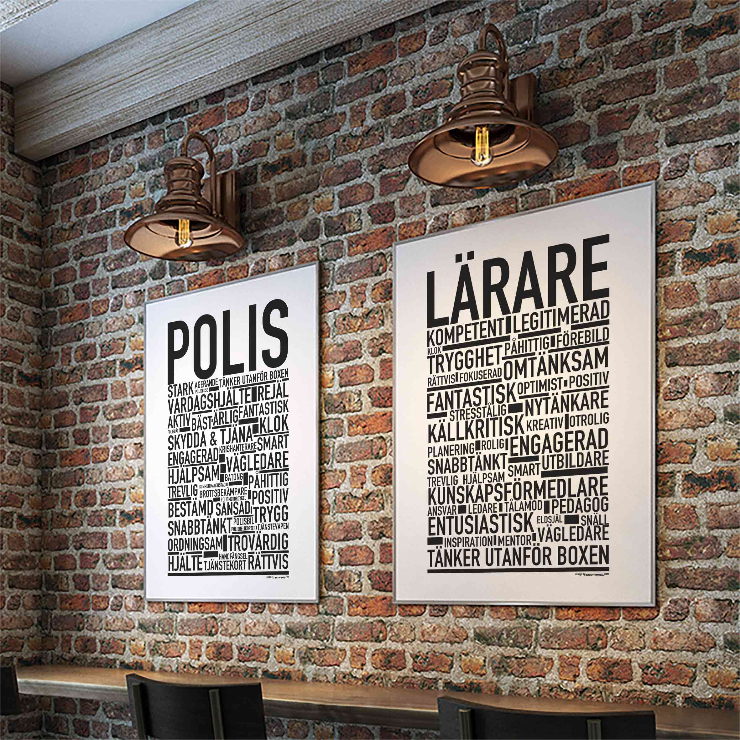 Yrken Posters – WALLSTAR