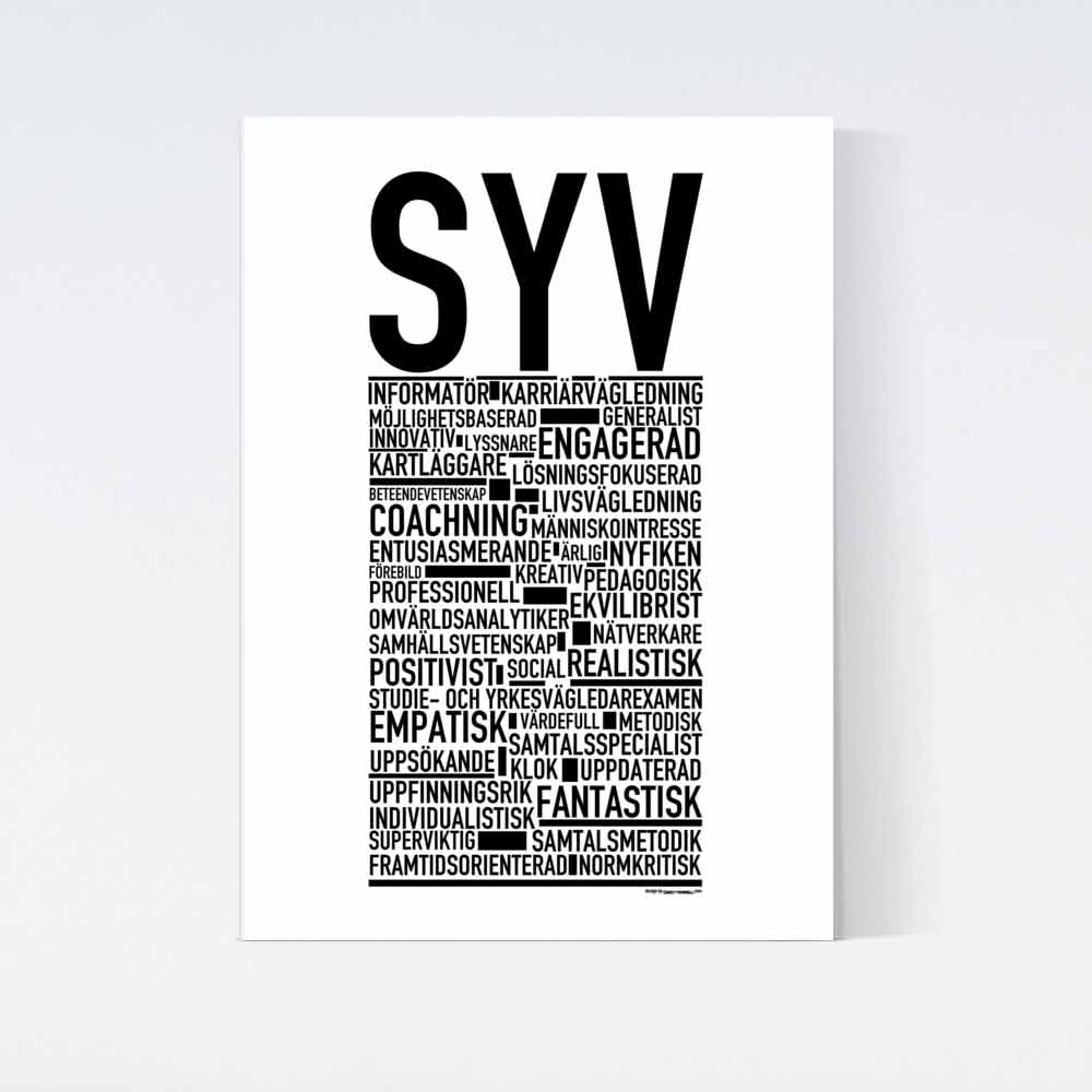 SYV Text Poster – WALLSTAR