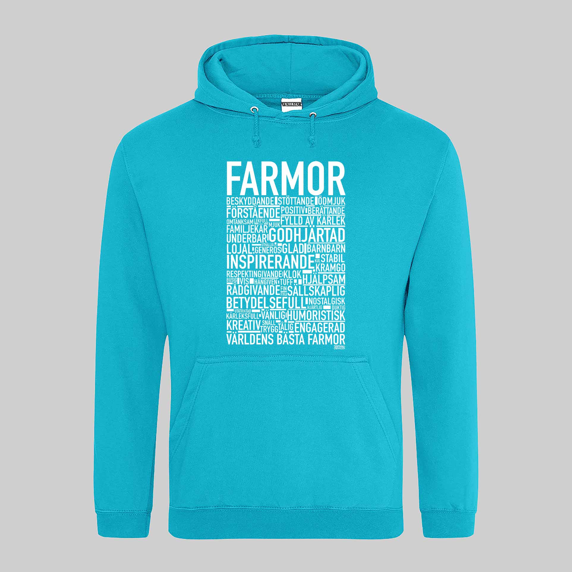 Farmor 2024 Text Hoodie – WALLSTAR