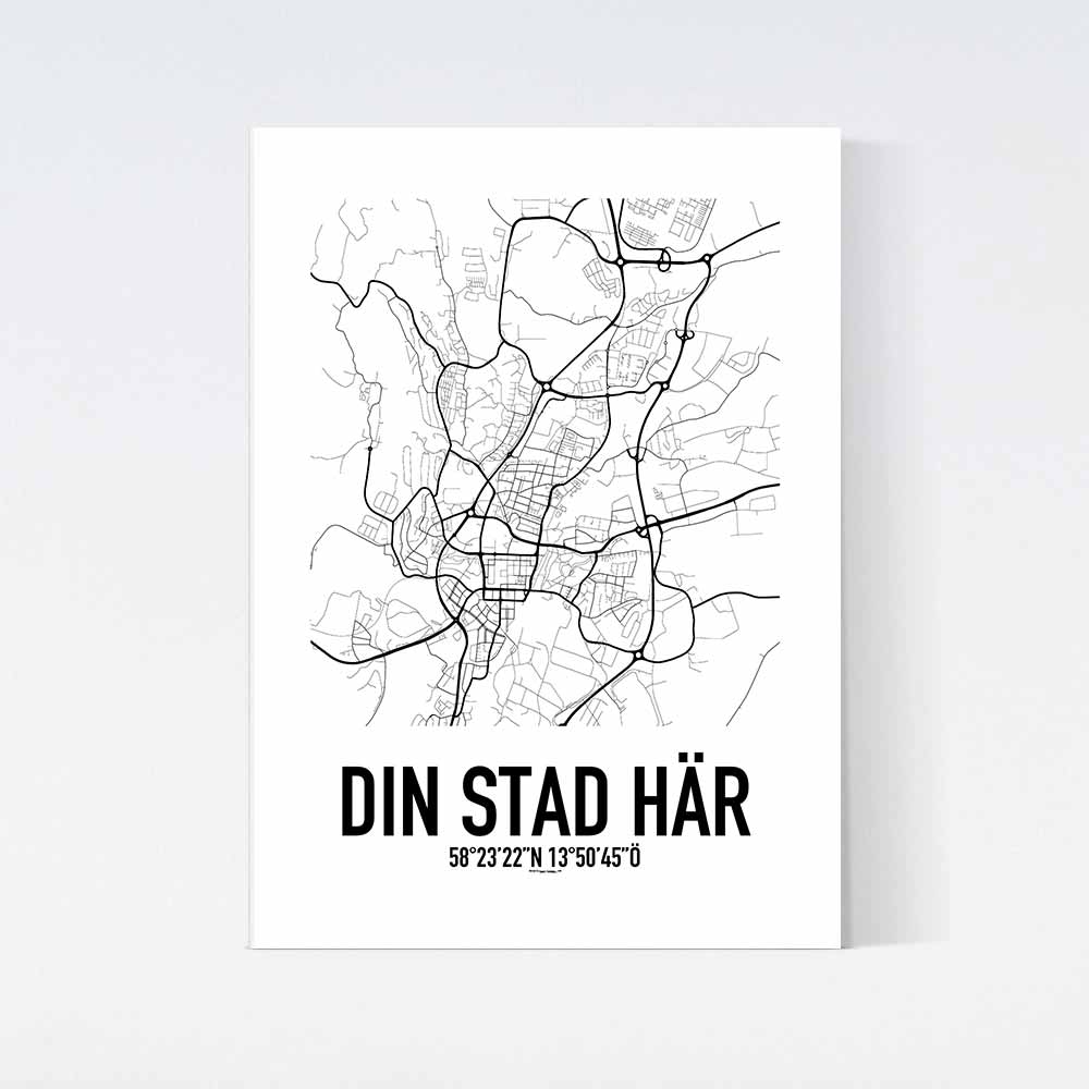 Skapa Din Egen Karta Poster – WALLSTAR